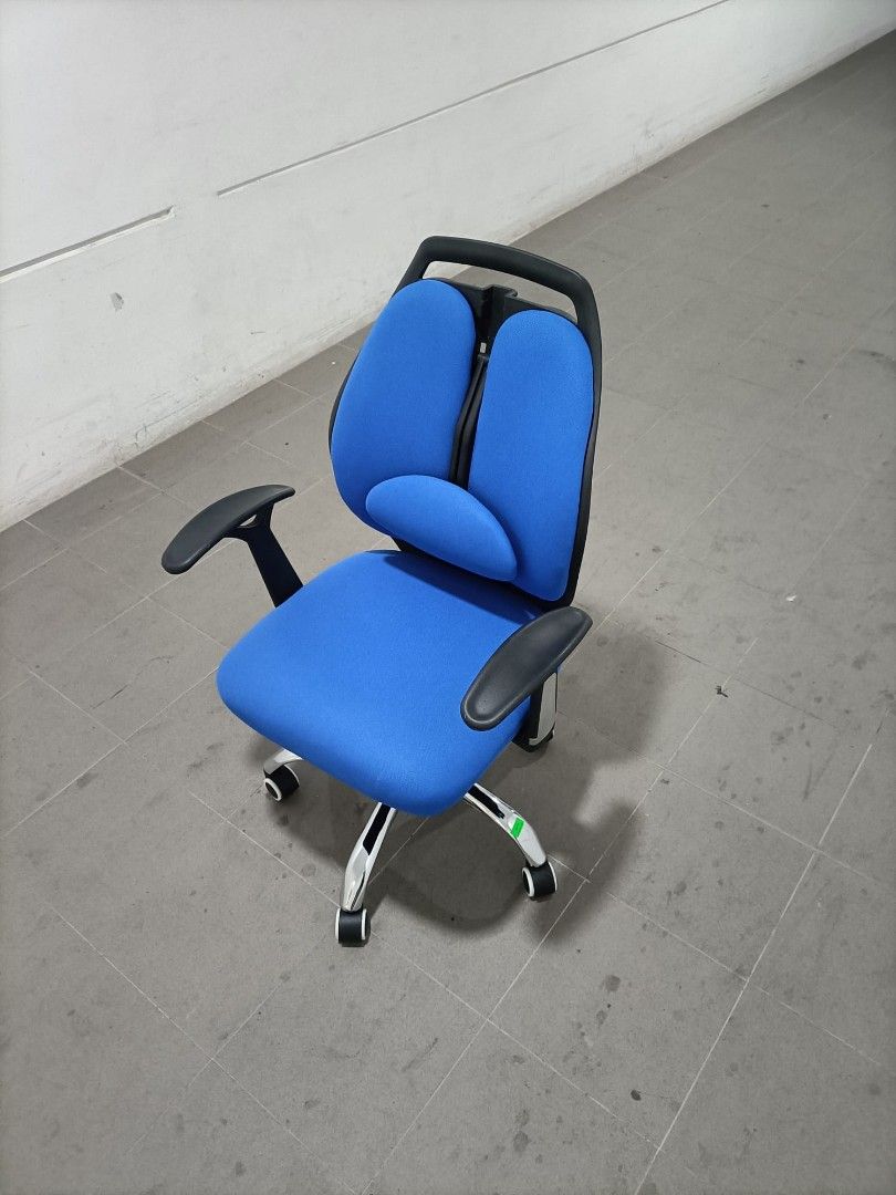 SPAWN II Dynaspine Office Chair in BLUE, Furniture & Home Living ...