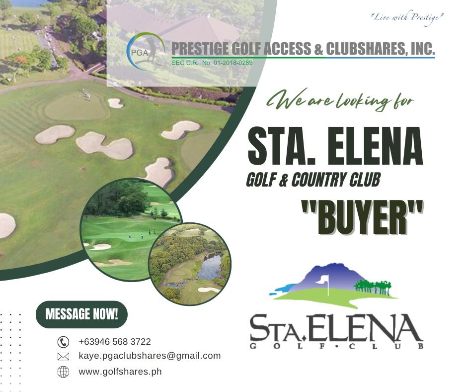 STA. ELENA GOLF, Sports Equipment, Sports & Games, Golf on Carousell