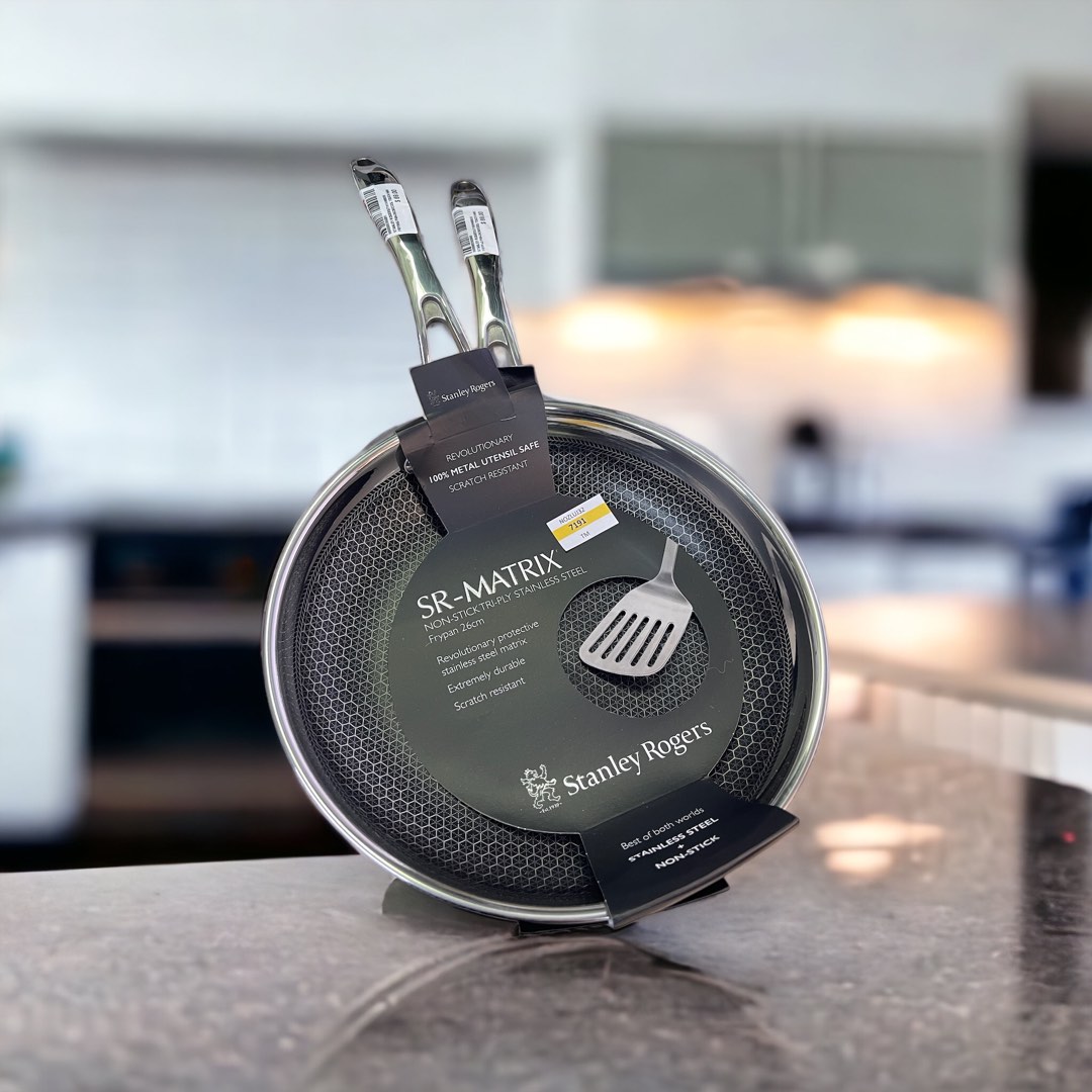 Stanley Rogers HW0939 Matrix Stainless Steel Non-stick Frypan with Cool ...