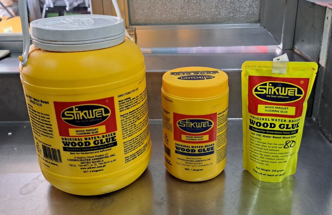 STIKWEL wood parquet water-based flooring wood glue, Commercial ...