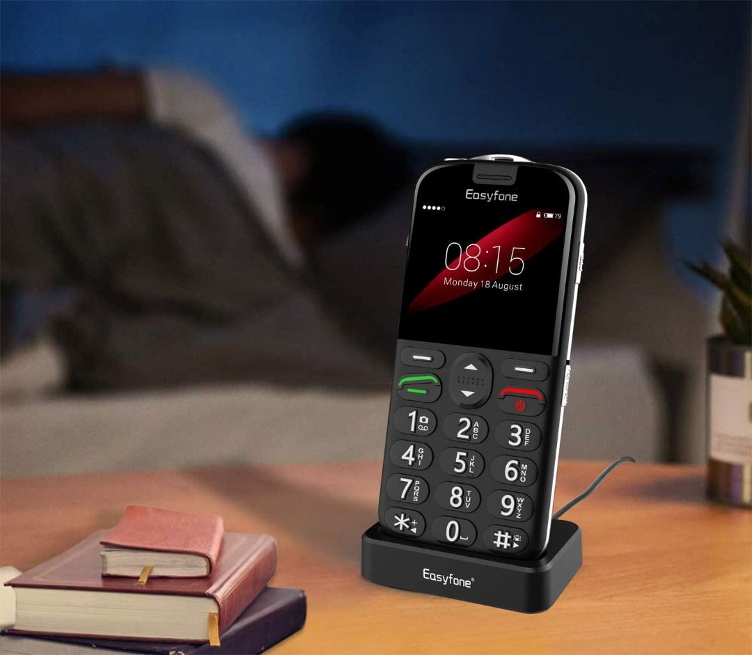 [Stockist.SG] Easyfone Prime-A4 Sim-Free Smart Senior Mobile Phone, Big ...