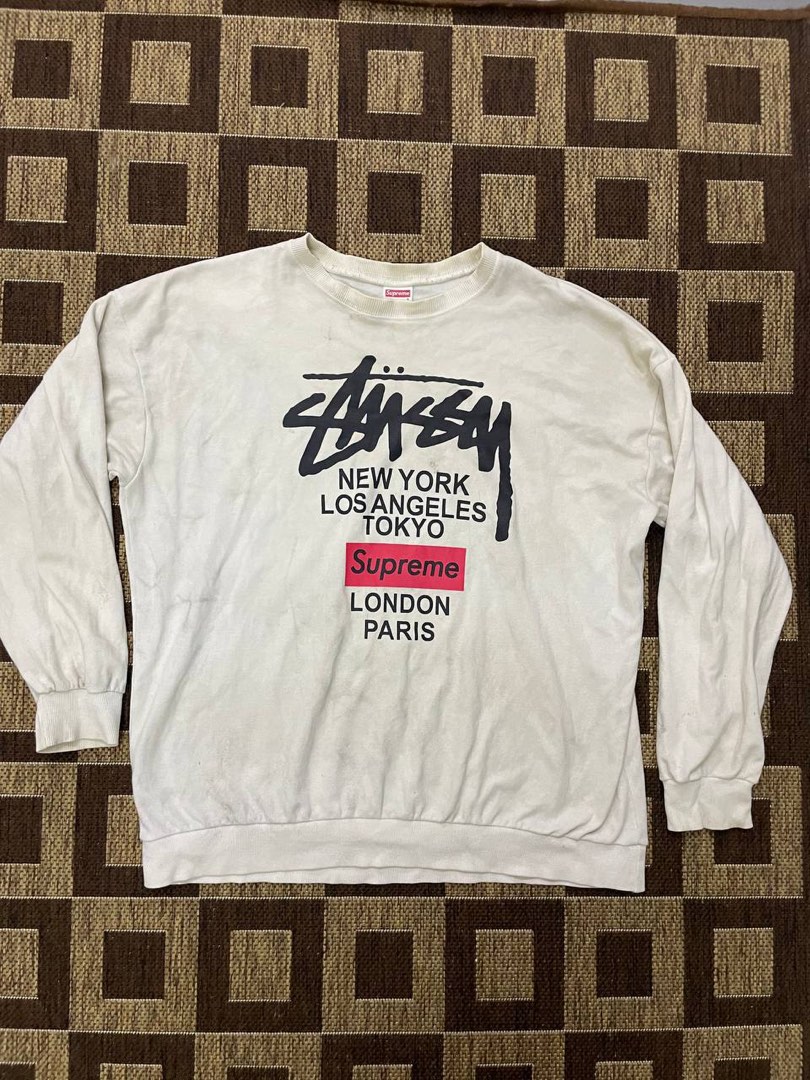 Supreme x Stussy, Men's Fashion, Tops & Sets, Tshirts & Polo Shirts on ...