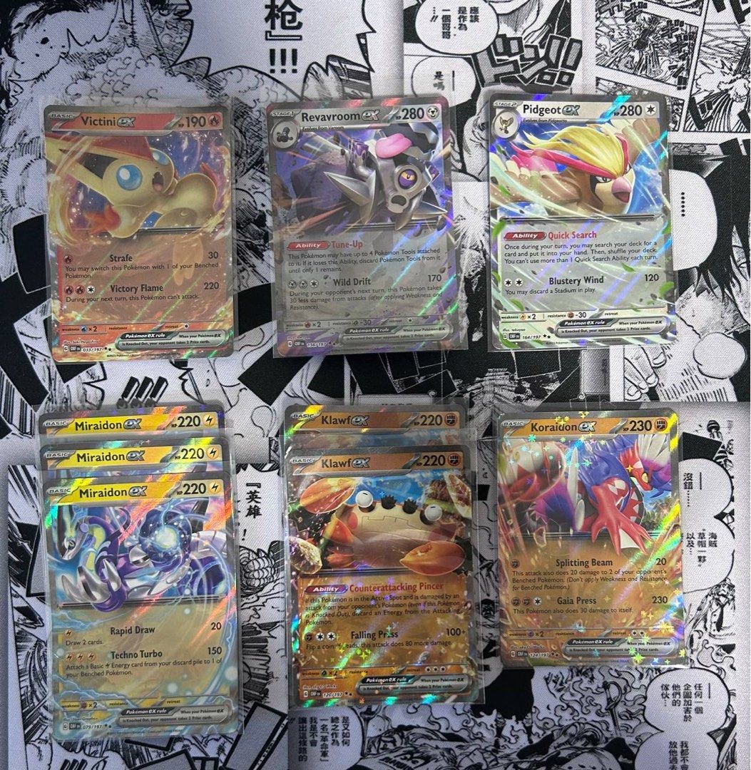 [SV03] Pokémon Obsidian Flames - SAR / UR / SR / AR / IR / EX, Hobbies & Toys, Toys & Games on ...