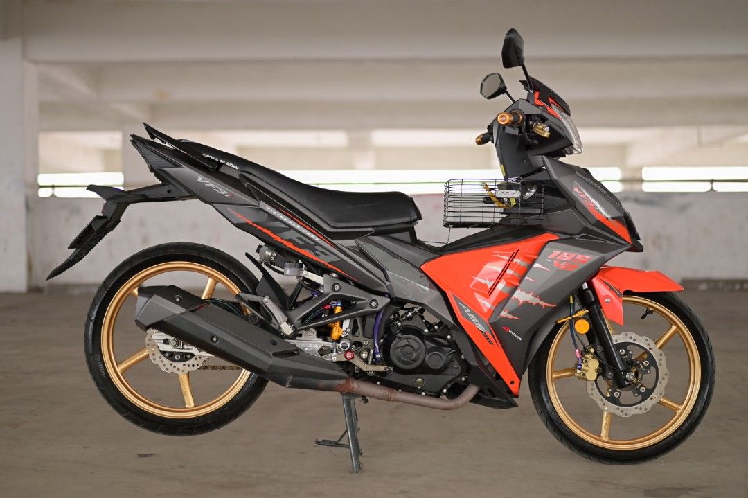 Sym VF3i LE V2 tahun 2022 mileage 17k, Motorbikes on Carousell