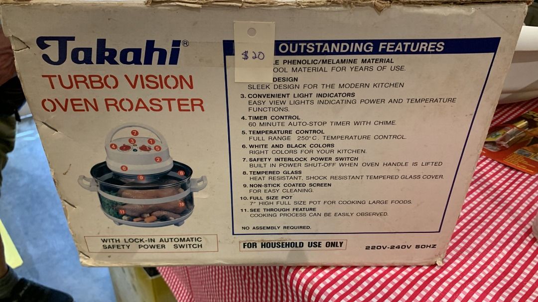 Takahi turbo vision oven Roaster, TV & Home Appliances, Kitchen ...