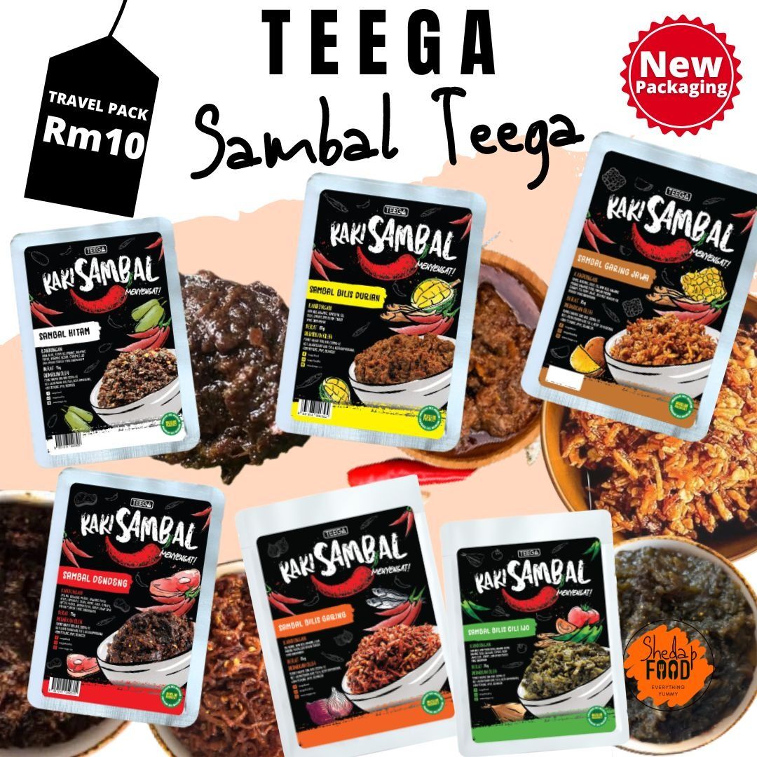 TEEGA Sambal Bilis Cili Ijo 75g, Food & Drinks, Other Food & Drinks on ...