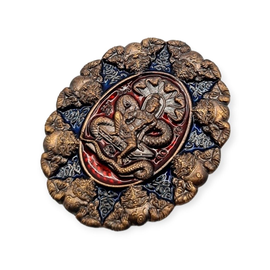 Thai amulet jatukam ramathep Lp Chote Wat Putthaisawan patiharn nuduang ...