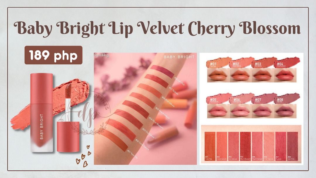 THAILAND COSMETICS - Baby Bright Lipstick, Obdo Contour, Sivanna Color ...