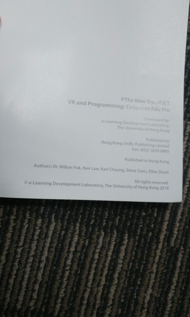 The New Era of ICT, VR and Programming CoSpaces Edu Pro, 興趣及遊戲, 書本 & 文具 ...