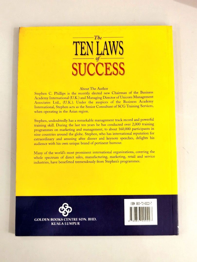 The Ten Laws Of Success Desire Determine Success Book By Stephen C ...