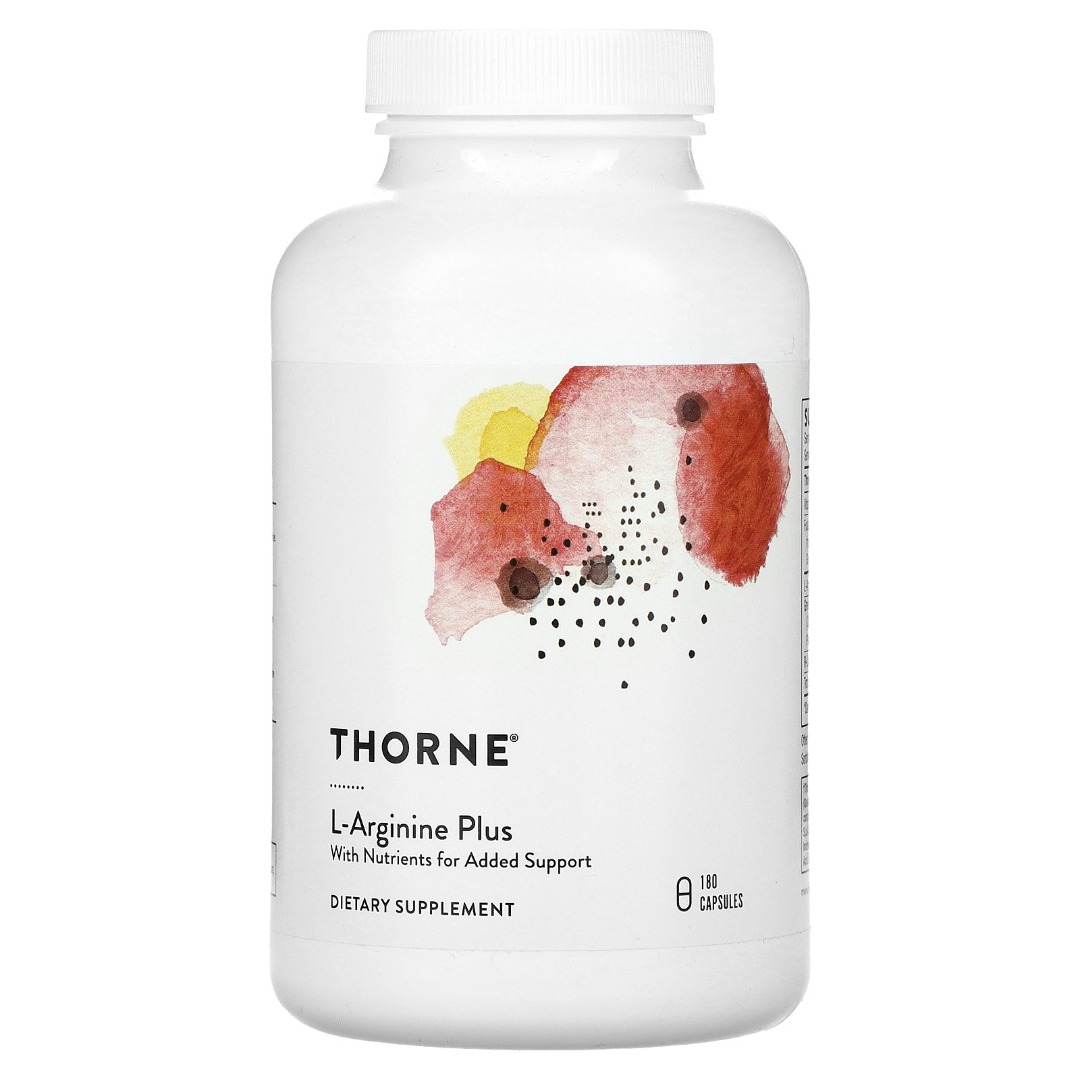 Thorne, L-Arginine Plus with Nutrients for Added Support, 180 Capsules ...