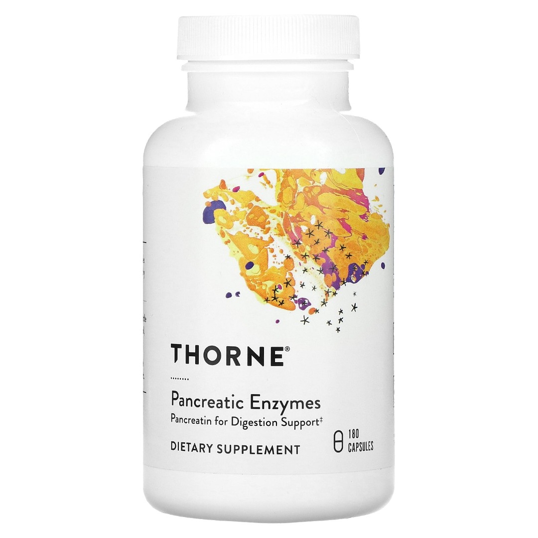 Thorne, Pancreatic Enzymes, 180 Capsules, Health & Nutrition, Health ...