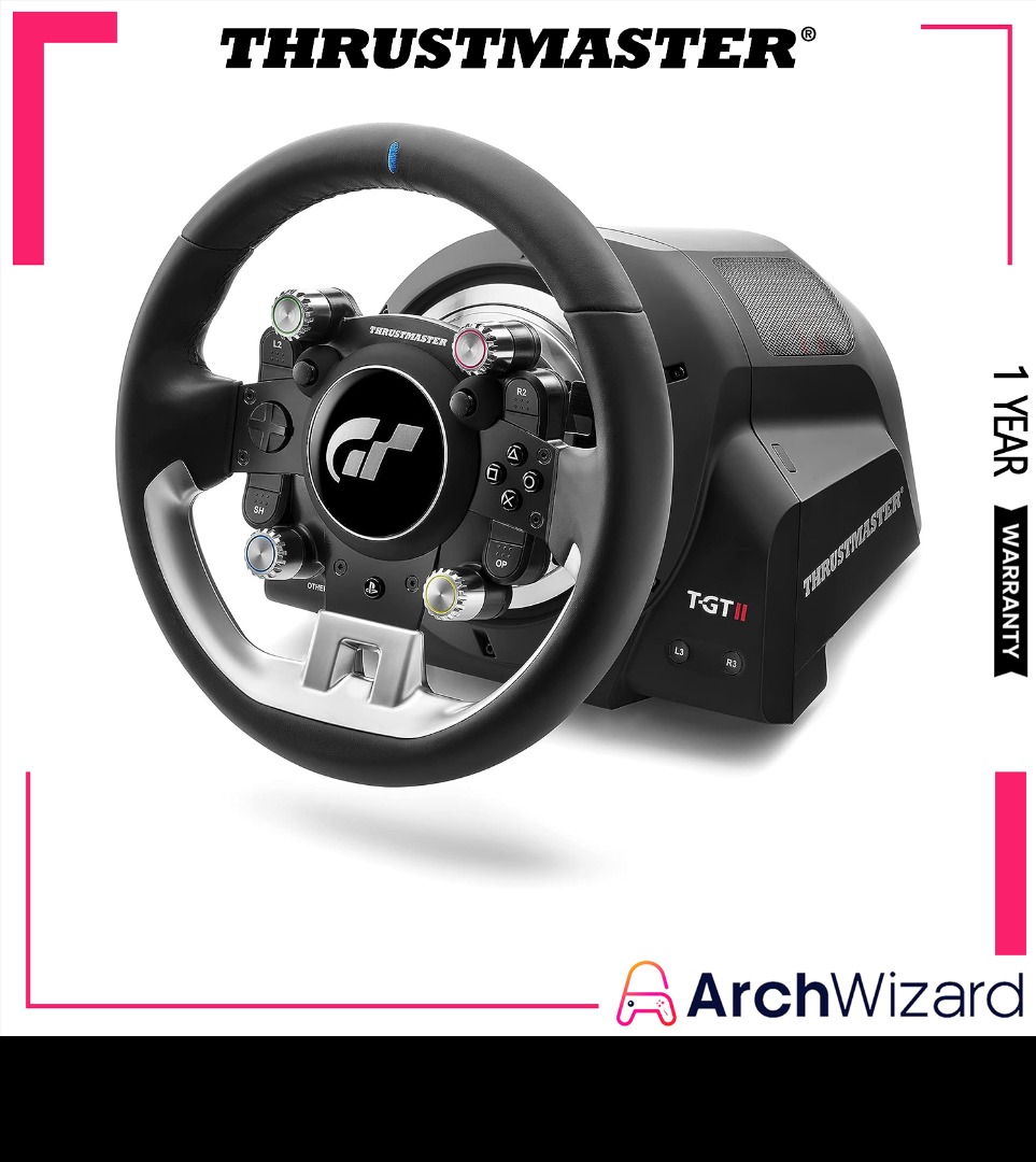 Thrustmaster T-GT II Wheel for PS5/PS4/PC - Steering Wheel 🍭 Accessory ...