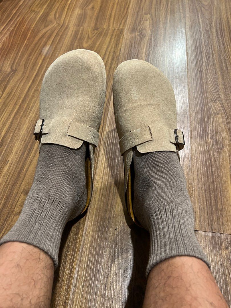 Thy Roots Clogs in Beige on Carousell