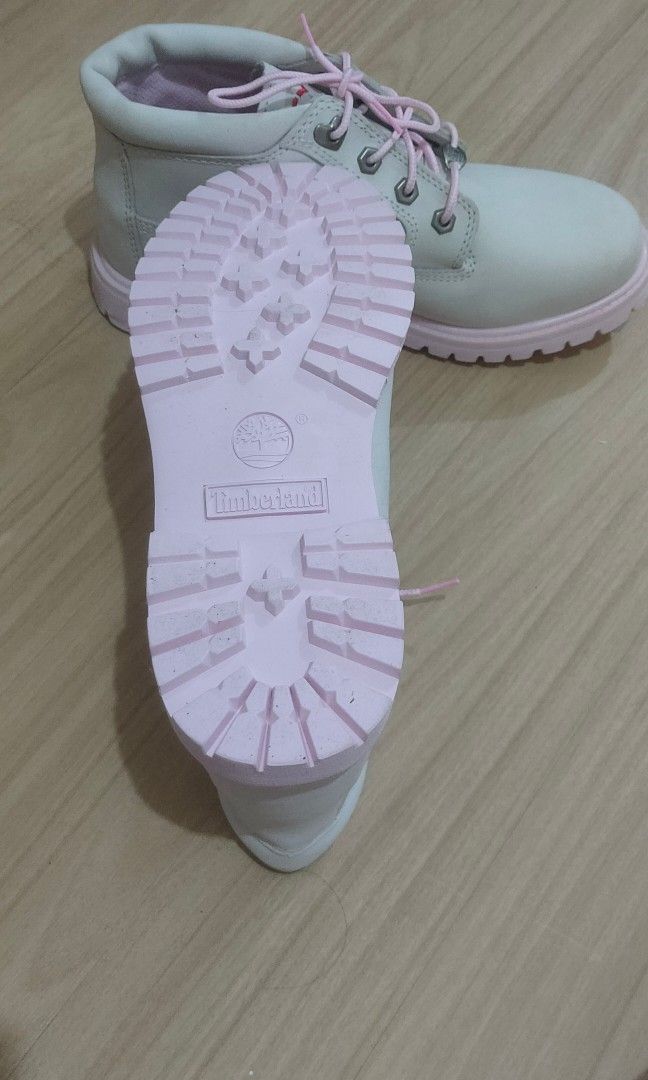 Timberland White Valentine Nellie Chuka Boots, Women's Fashion ...