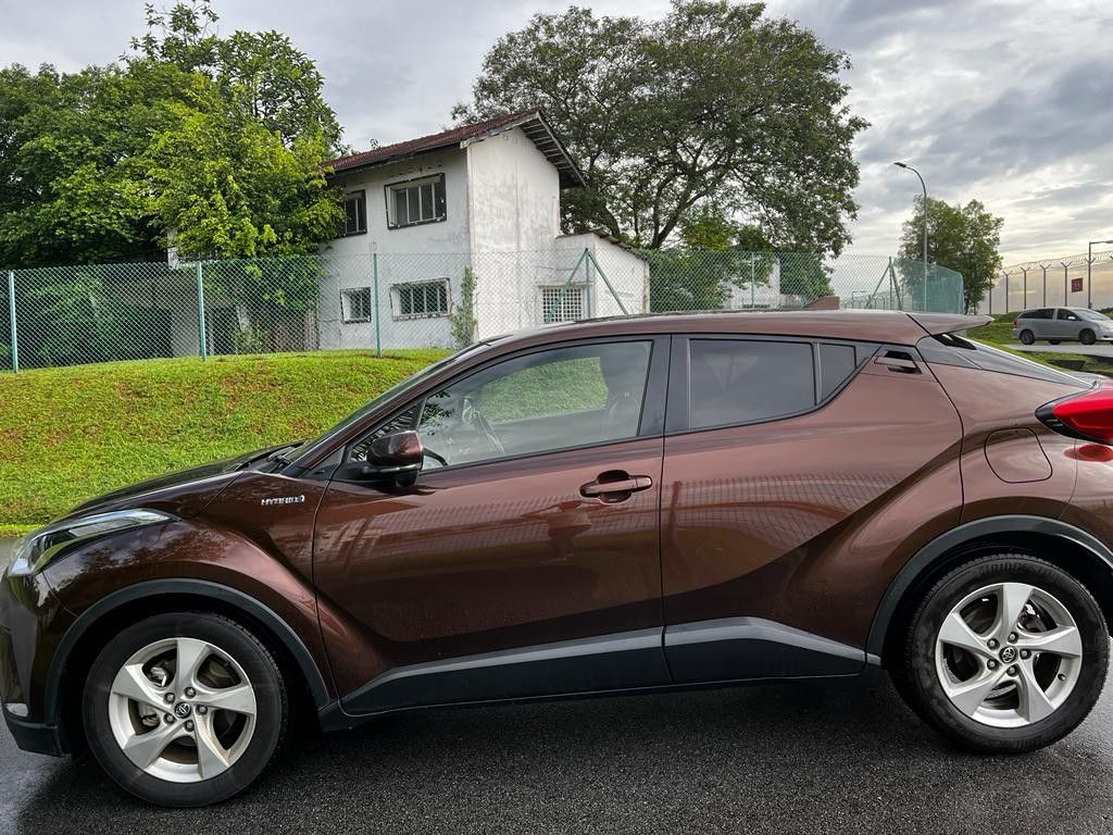 TOYOTA CHR HYBRID IN BROWN, Cars, Car Rental on Carousell