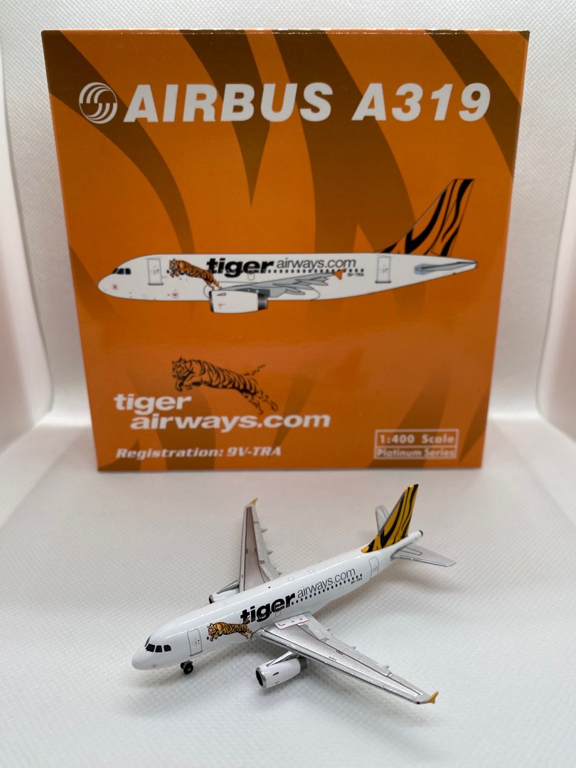 *RARE* Tigerair A319 1:400 Diecast Model Limited Edition, Hobbies ...