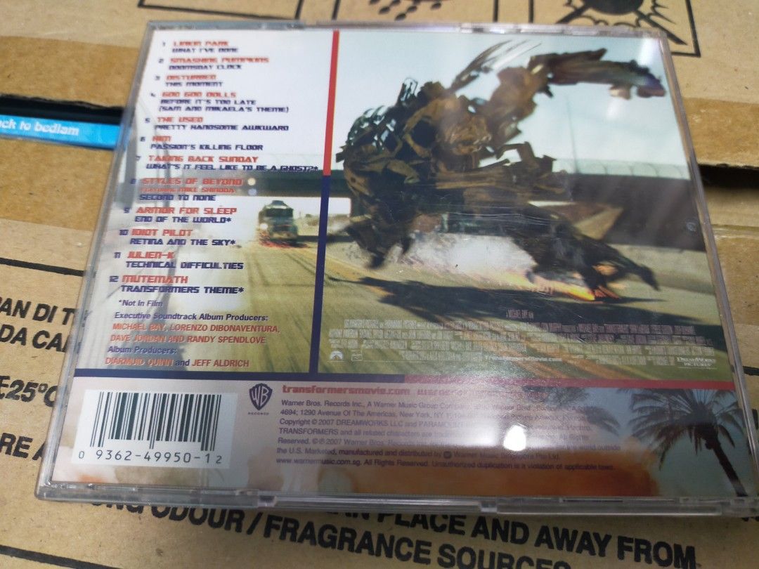 Transformers Ost, Hobbies & Toys, Music & Media, CDs & DVDs on Carousell