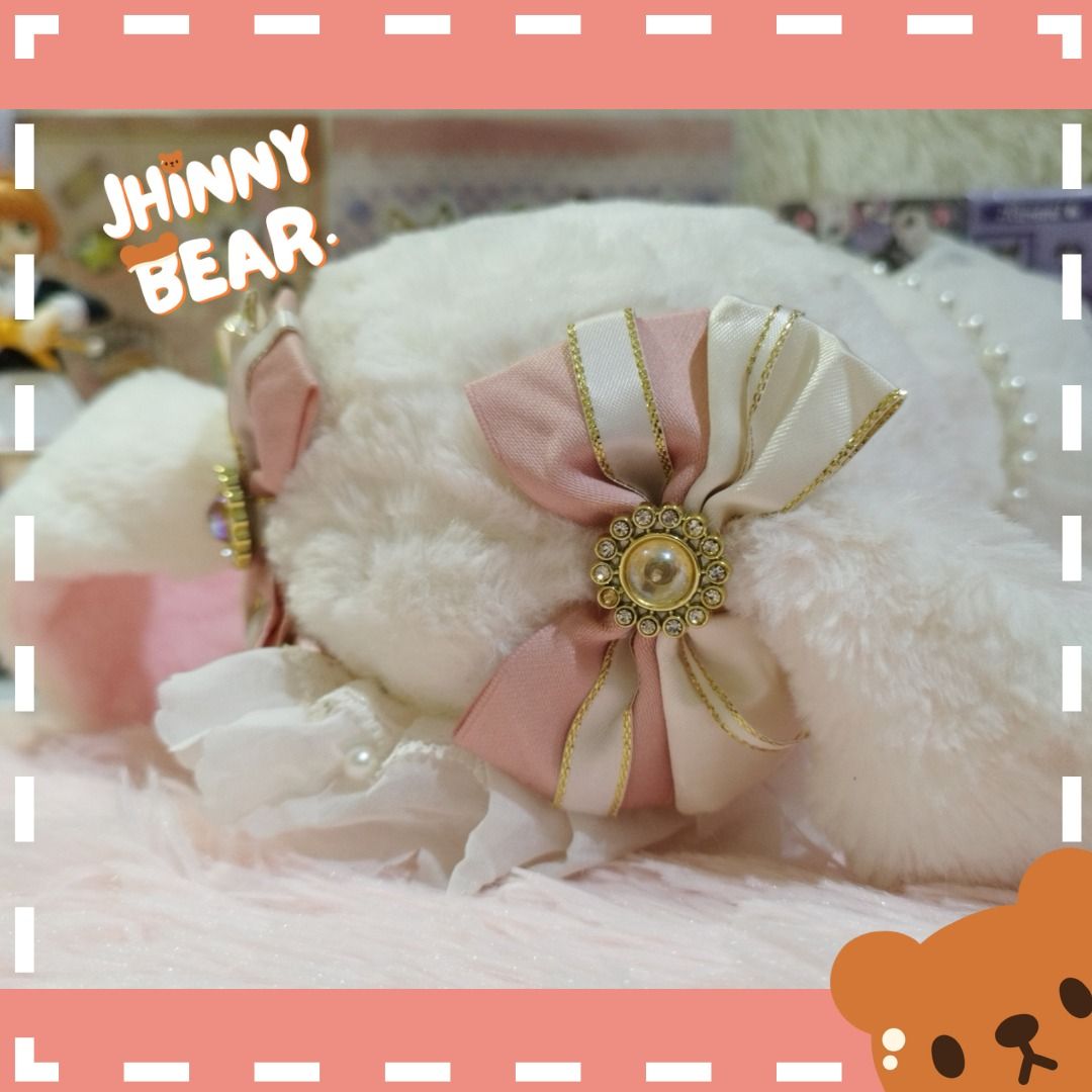 Tsukino long ear Usagi Rabbit Pink Gohapi | 12 inches (30cm), Hobbies ...