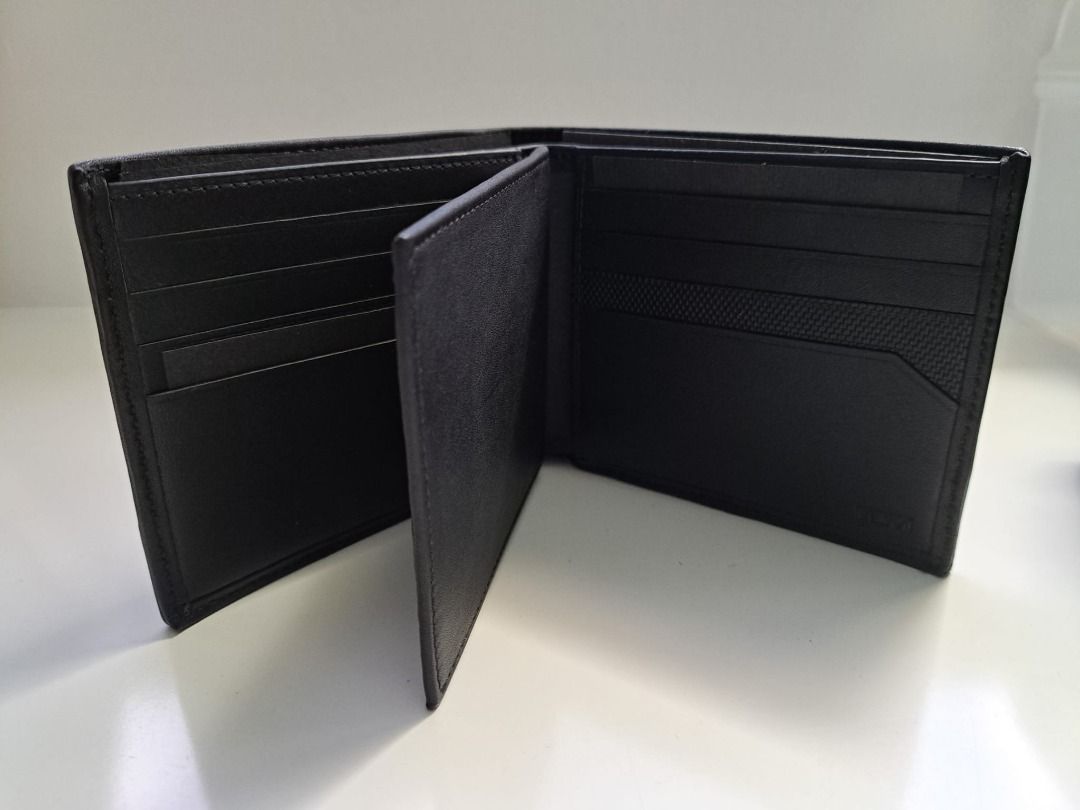 Tumi FXT SLG Wallet Black Ballistic Nylon & Leather, Men's Fashion ...