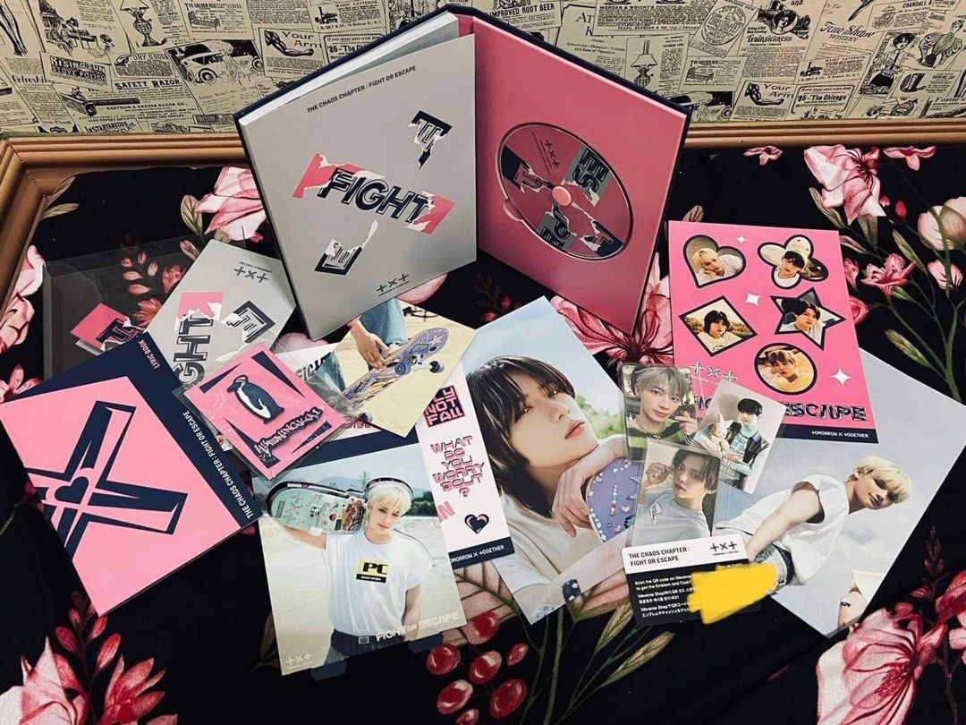 TxT Fight or Escape Album with POB on Carousell