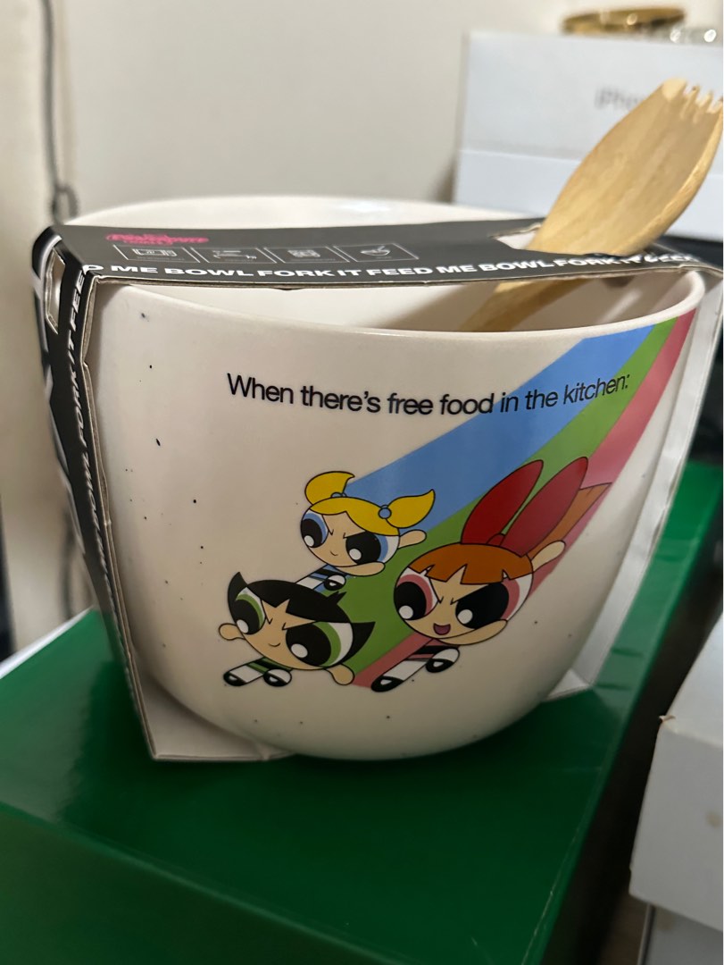 Typo Feed me bowl (Powerpuff girls), Furniture & Home Living ...