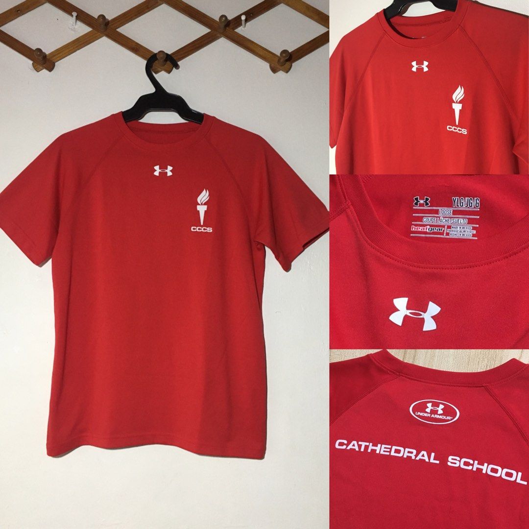 UNDER ARMOUR | Red Compression Shirt, Men's Fashion, Activewear on ...