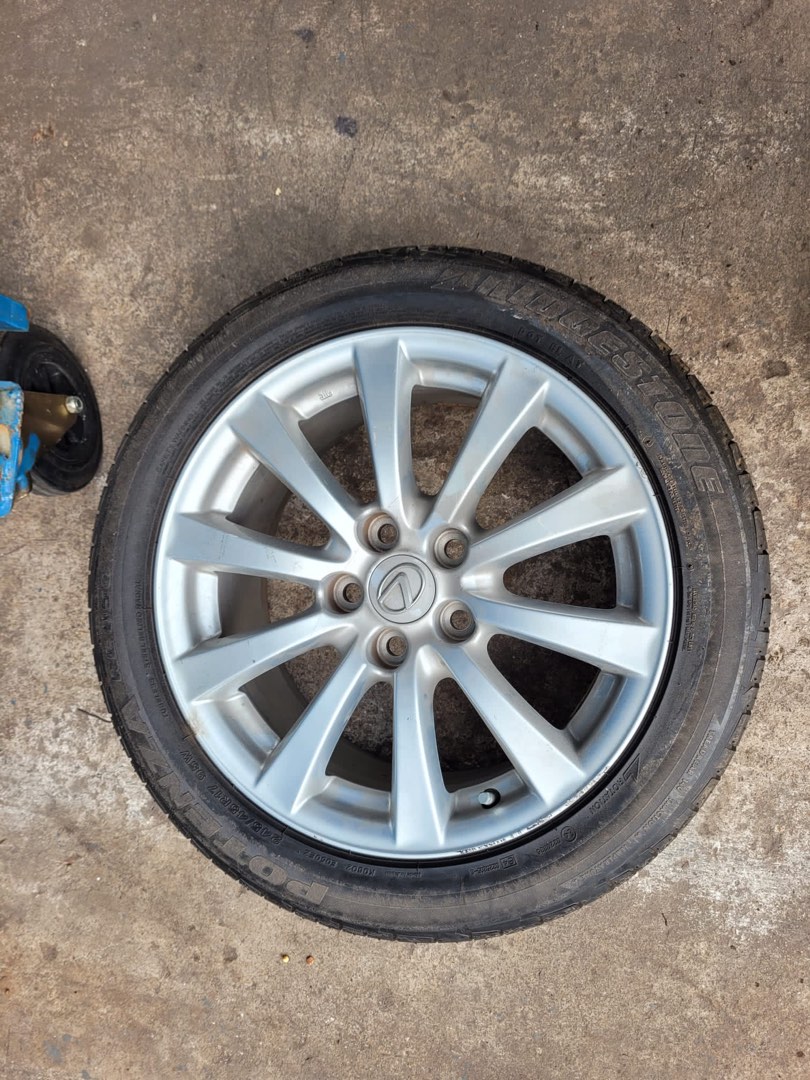 Used Lexus rims 4x, Car Accessories, Tyres & Rims on Carousell