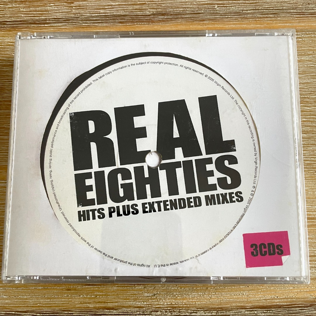 [USED] Various "Real Eighties Hits plus Extended Mixes" 3 CD set ...