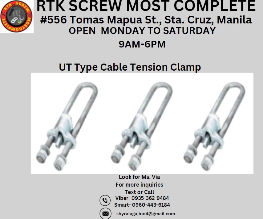 UT Type Cable Tension Clamp, Commercial & Industrial, Construction Tools & Equipment on Carousell