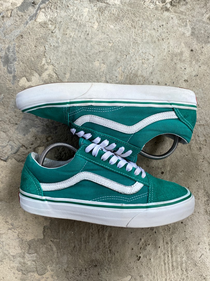 Vans OS Bistro Green, Men's Fashion, Footwear, Sneakers on Carousell