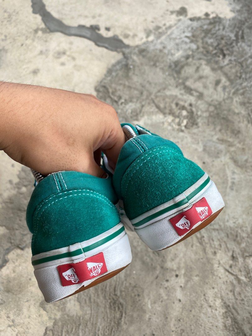 Vans OS Bistro Green, Men's Fashion, Footwear, Sneakers on Carousell