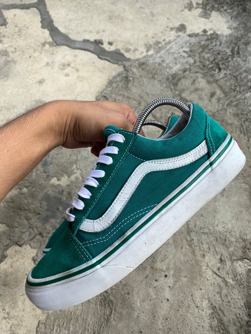 Vans OS Bistro Green, Men's Fashion, Footwear, Sneakers on Carousell