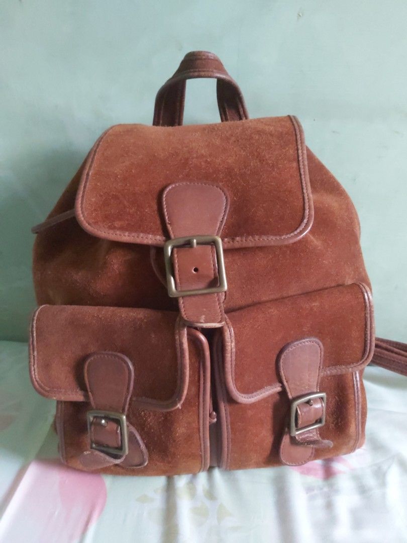 Vintage Coach Berkeley Backpack, Fesyen Wanita, Tas & Dompet di Carousell