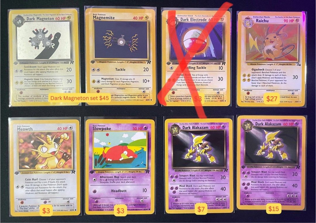 Vintage Pokemon Team Rocket, Hobbies & Toys, Memorabilia & Collectibles ...