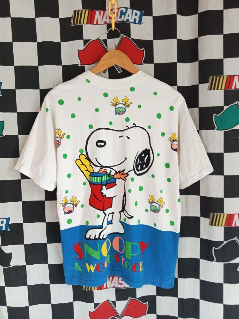 Vintage snoopy over all print, Men's Fashion, Tops & Sets, Tshirts ...