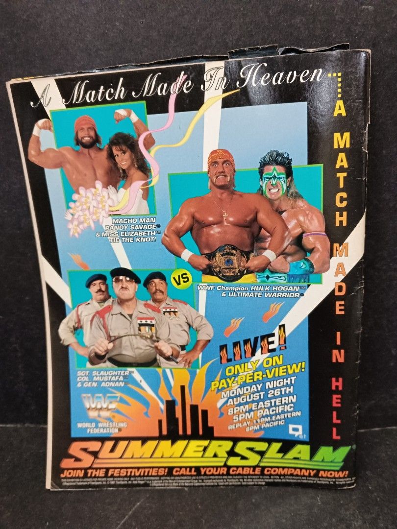 Vintage WWF Magazine - August 1991 - The British Bulldog, Andre ...