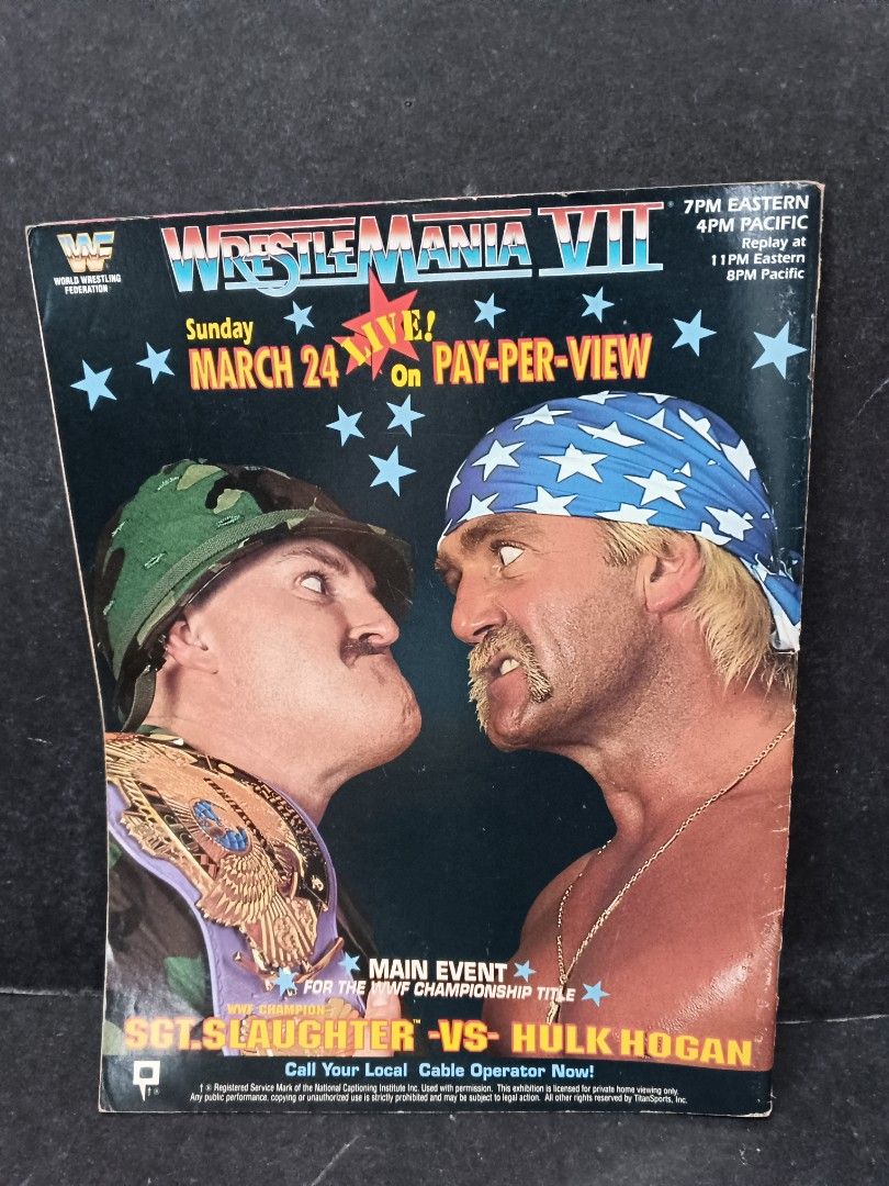 Vintage WWF Magazine - Hulk Hogan - April 1991- WWE Wrestling on Carousell