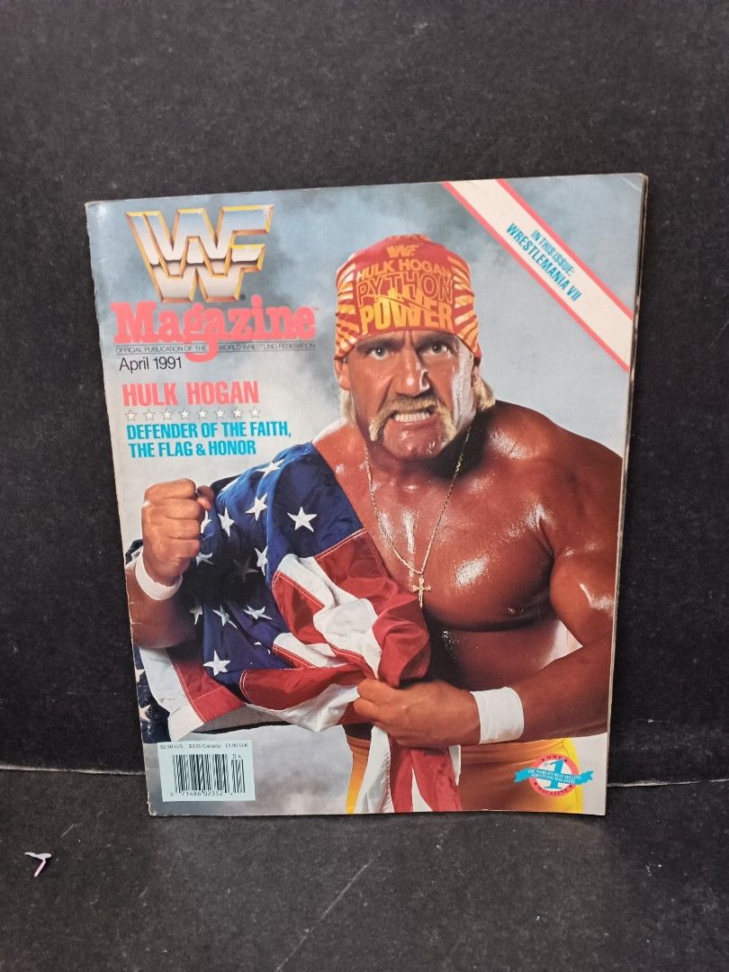 Vintage WWF Magazine - Hulk Hogan - April 1991- WWE Wrestling on Carousell