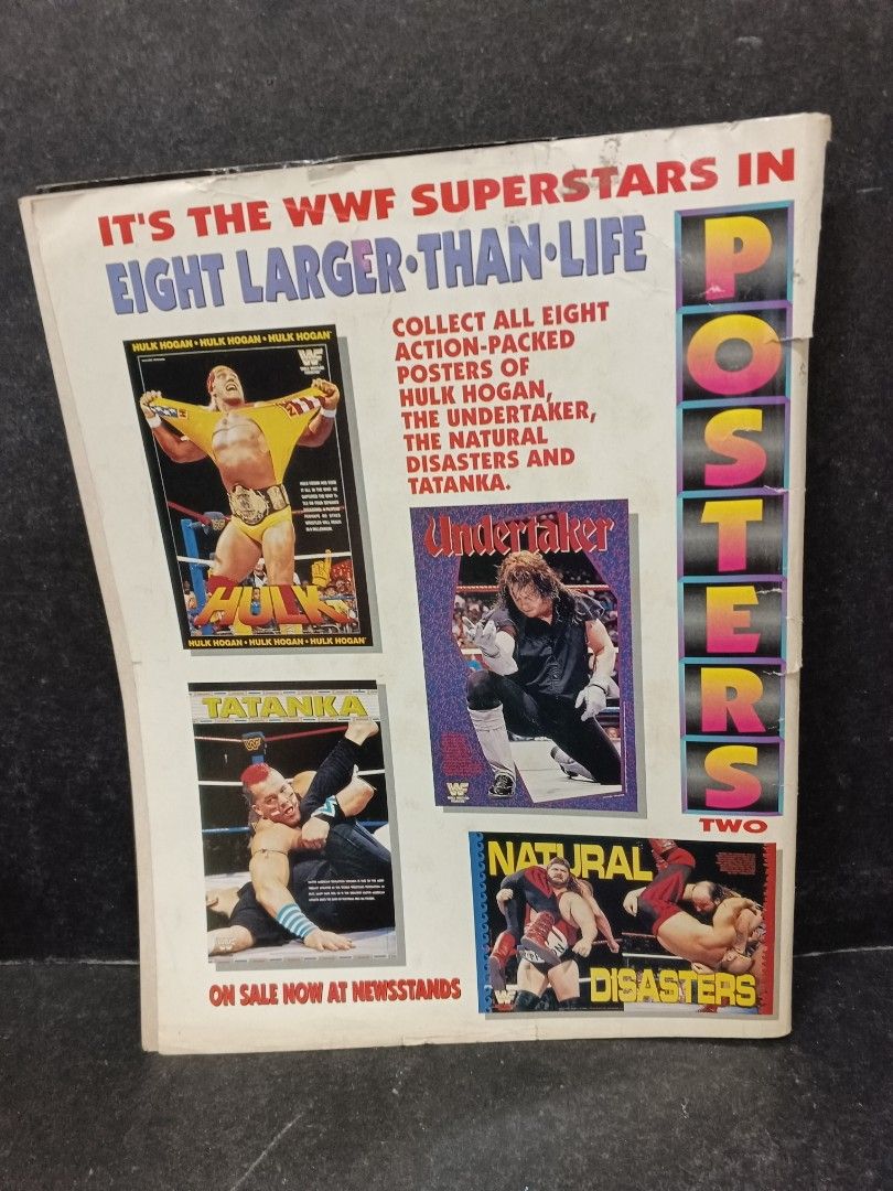Vintage WWF Magazine - June 1992 - Macho Man, Hulkster, Hulk Hogan ...