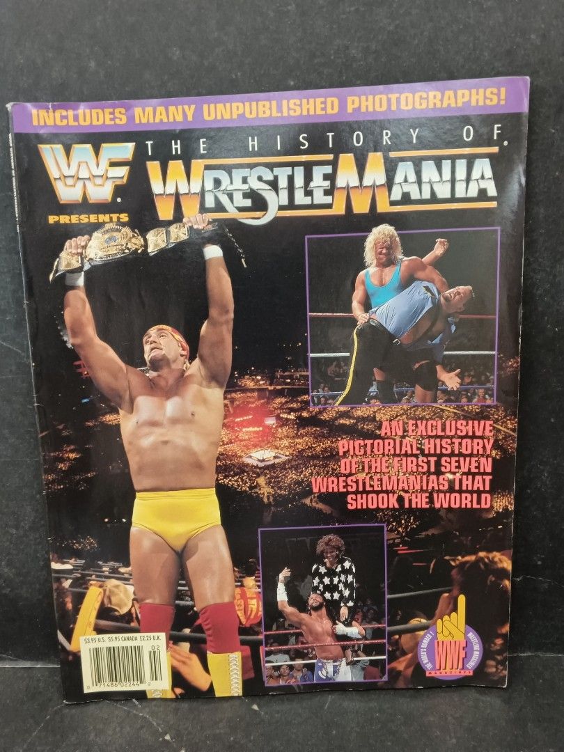 Vintage WWF Wrestlemania VI 6 Program Magazine Hulk Hogan Ultimate ...