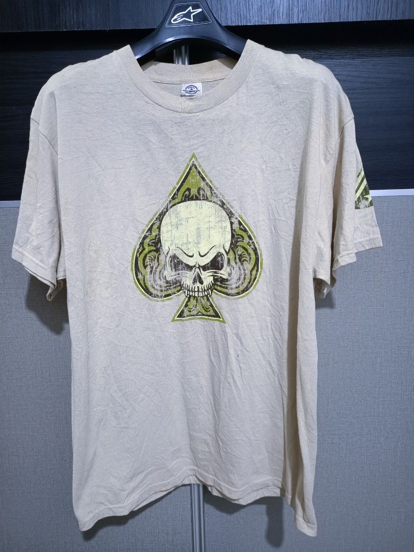 Vintage y2k spade army shirt, Men's Fashion, Activewear on Carousell