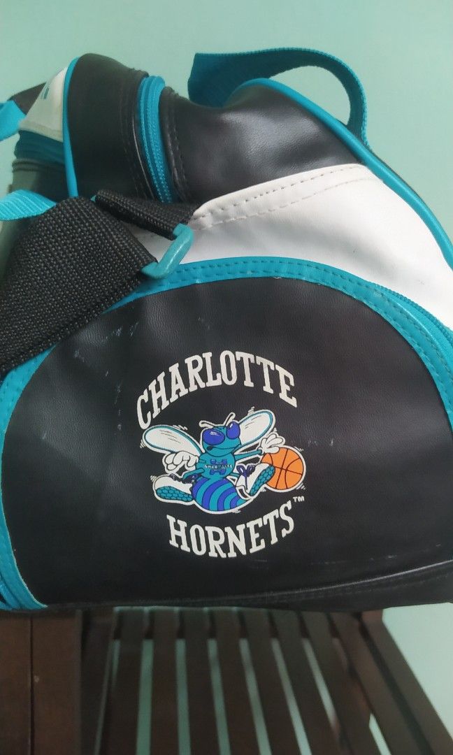 VTG NBA HORNETS Duffle Travel Bag, Men's Fashion, Bags, Backpacks on ...