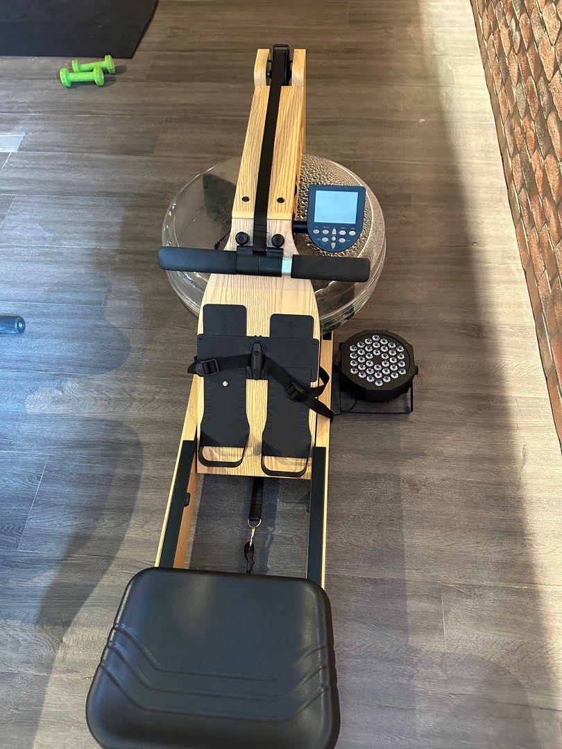 WATER WOODEN ROWING MACHINE, Sports Equipment, Exercise & Fitness ...