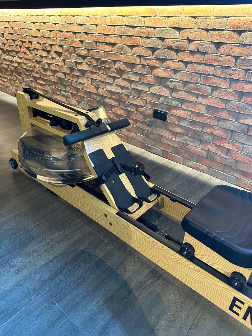 WATER WOODEN ROWING MACHINE, Sports Equipment, Exercise & Fitness ...