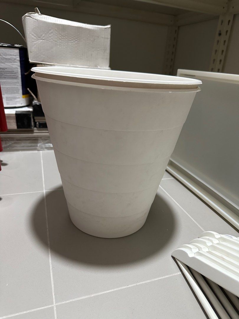 White bins, Furniture & Home Living, Cleaning & Homecare Supplies ...