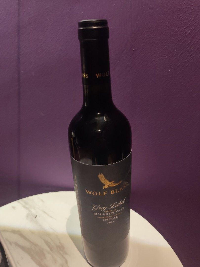Wolf blass grey label shiraz, Food & Drinks, Alcoholic Beverages on ...