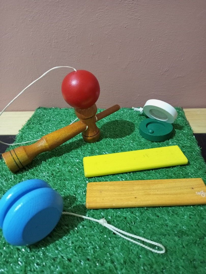Wooden Toys- Mainan Kayu Unik Yoyo, mainan anak jepang, musical hap ...