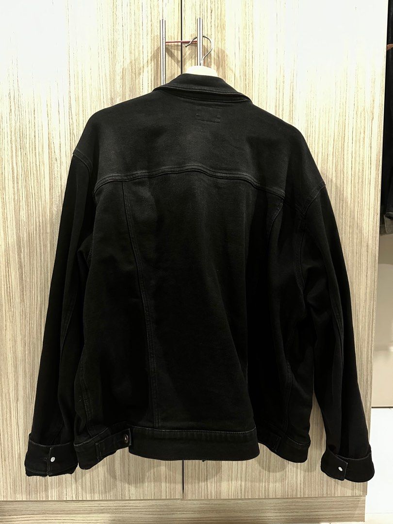 Wrangler Black Denim Jacket, Men's Fashion, Coats, Jackets and Outerwear on Carousell