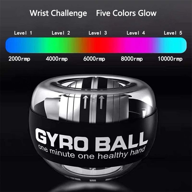 Wrist Ball Self-starting Gyroscope Powerball Gyro Power Hand Ball ...